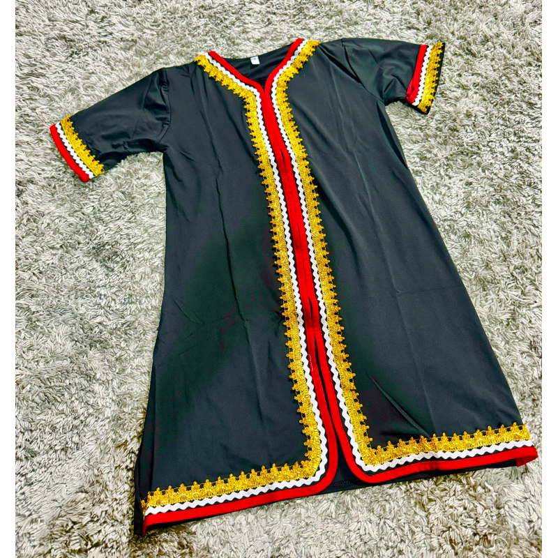 BLACK DRESS BIDAYUH KIDS GIRL with lace BIDAYUH TRADITIONAL GAWAI ...