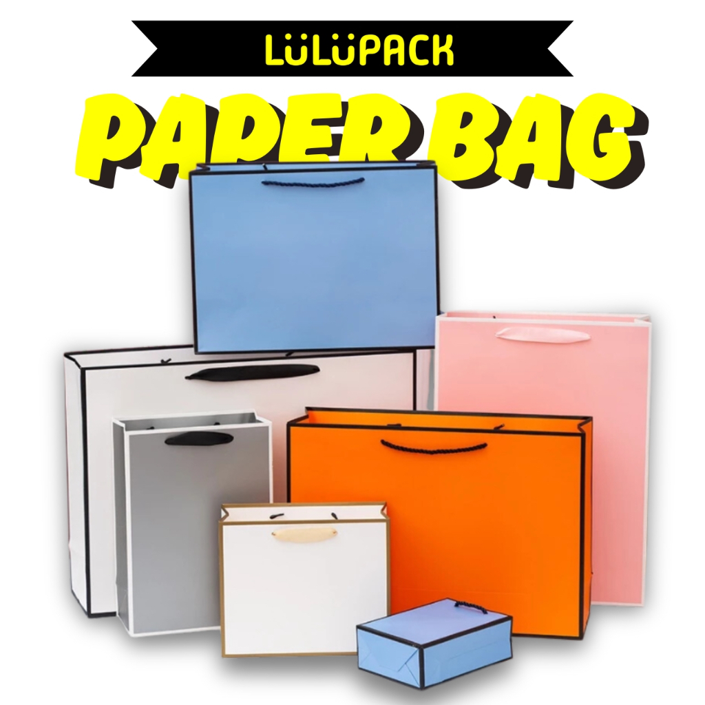 LULUPACK Paper Bag Doorgift Goodies Gift Bag Birthday Beg Hadiah Murah ...