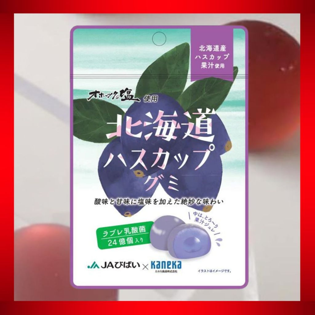 Kaneka Foods Hokkaido Haskap Gummy – Fruit Juice Gummies with Lactic ...