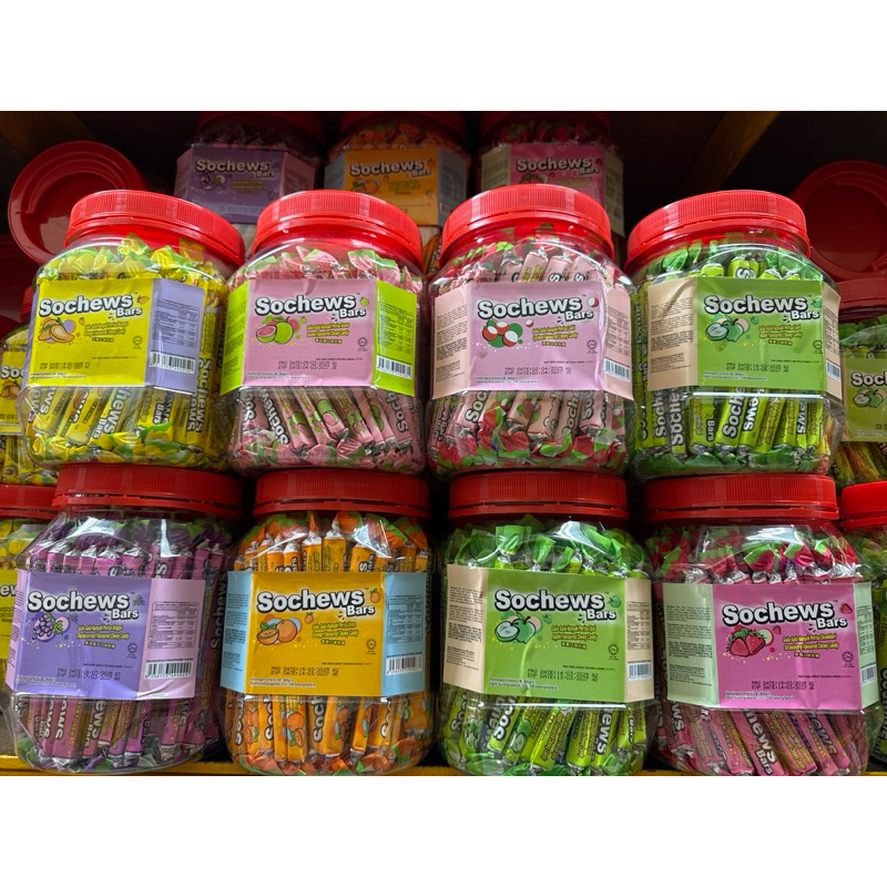 SOCHEWS LONG BAR CHEWY CANDY [9G*80PCS/100PCS] | Shopee Malaysia