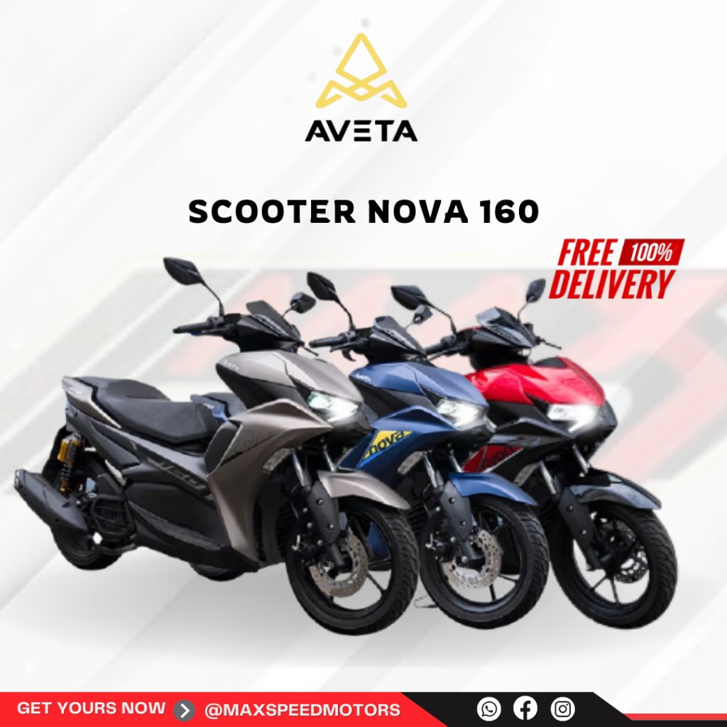 AVETA NOVA 160 UNREGISTERED UNIT (MODEL TERBARU) | Shopee Malaysia