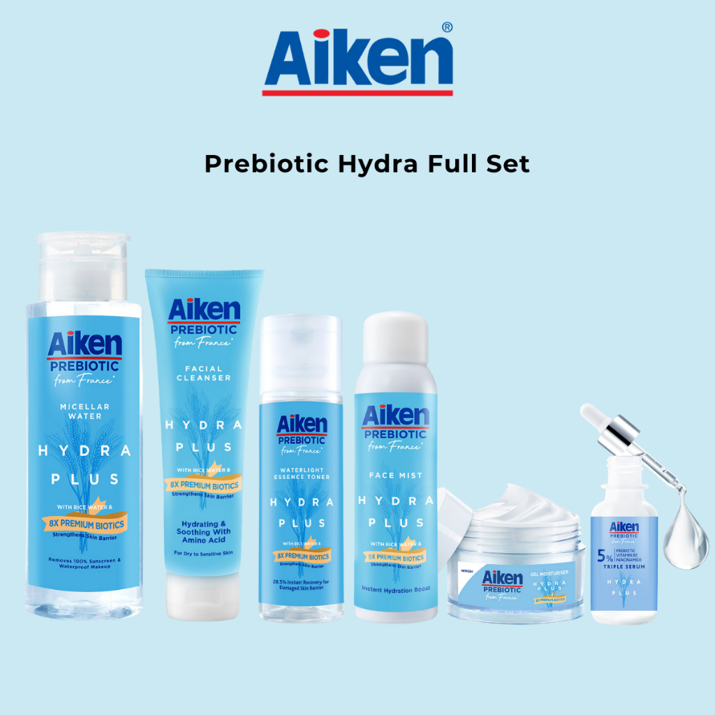 AIKEN Prebiotic Hydra Full Set | Moisture Balance | Repair Skin Barrier ...