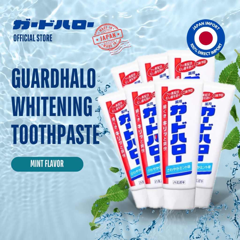 Guard Halo Kao Whitening Medical Toothpaste Enzyme Mint Flavor Large Size (165g) | Shopee Malaysia