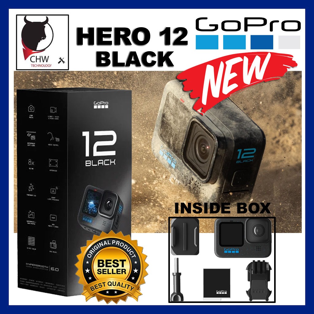 READY STOCK GOPRO ORIGINAL MALAYSIA HERO12 HERO 12 ACTION CAMERA ...