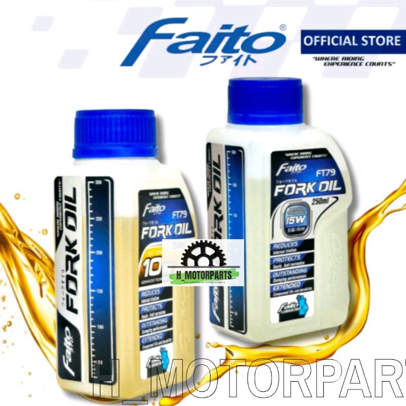 FAITO FORK OIL TOBAKI HEAVY DUTY 300ML 250ML 200ML 15W 20W OIL ...