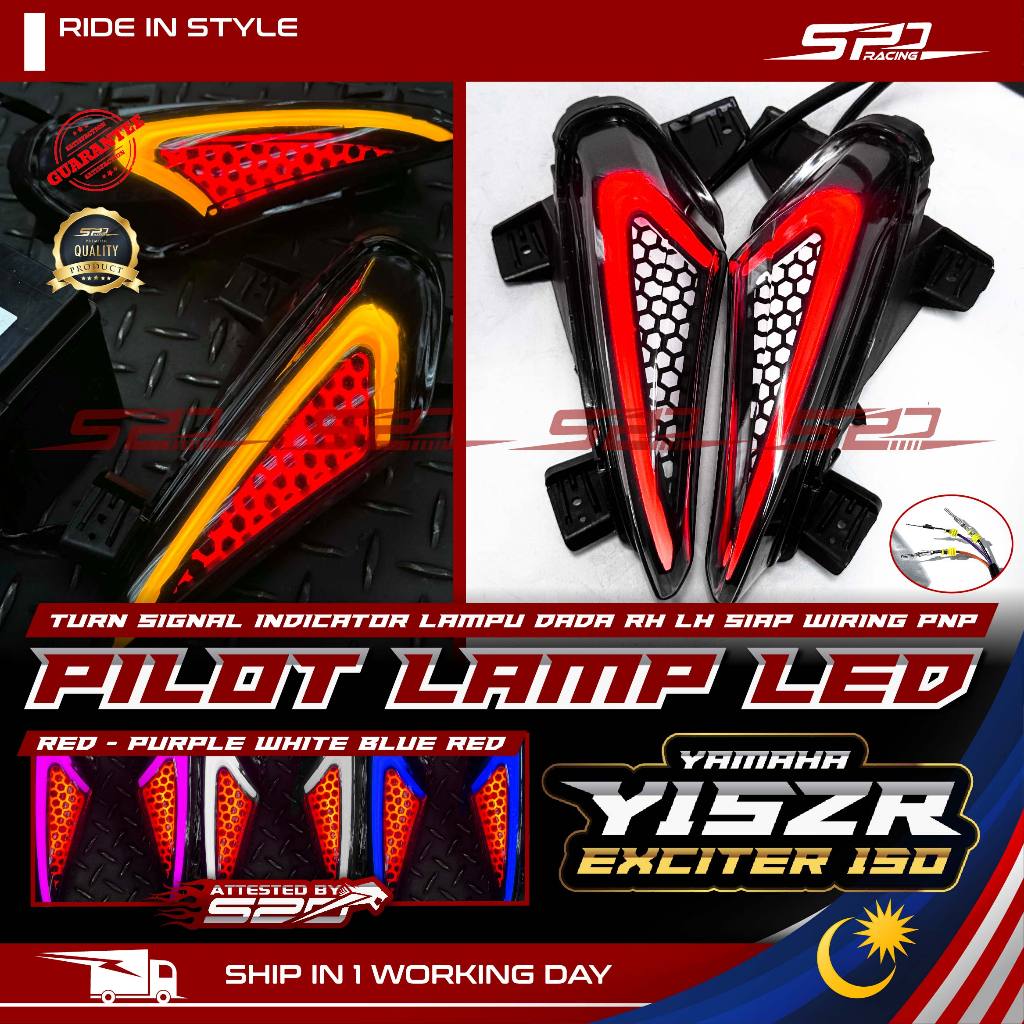 Pilot Lamp Signal LED IMPORT Y15 Y15ZR Lampu Dada Turn Signal Indicator ...