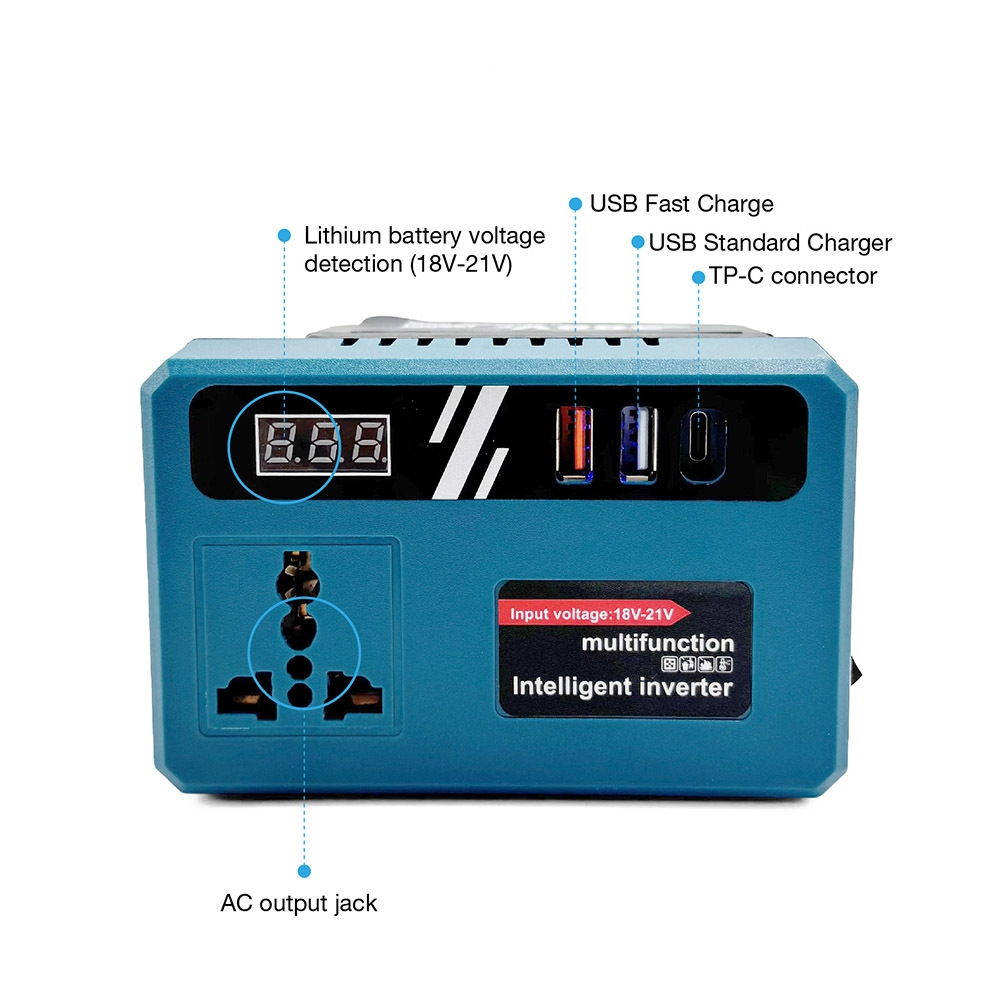 Portable Power Inverters for 20V Battery Inverter 20V to 220V Converter ...