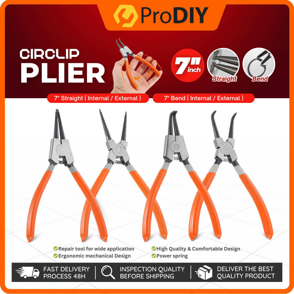 7 Inch High Quality Circlip Plier Playar Clip Playar Bent Circlip ...