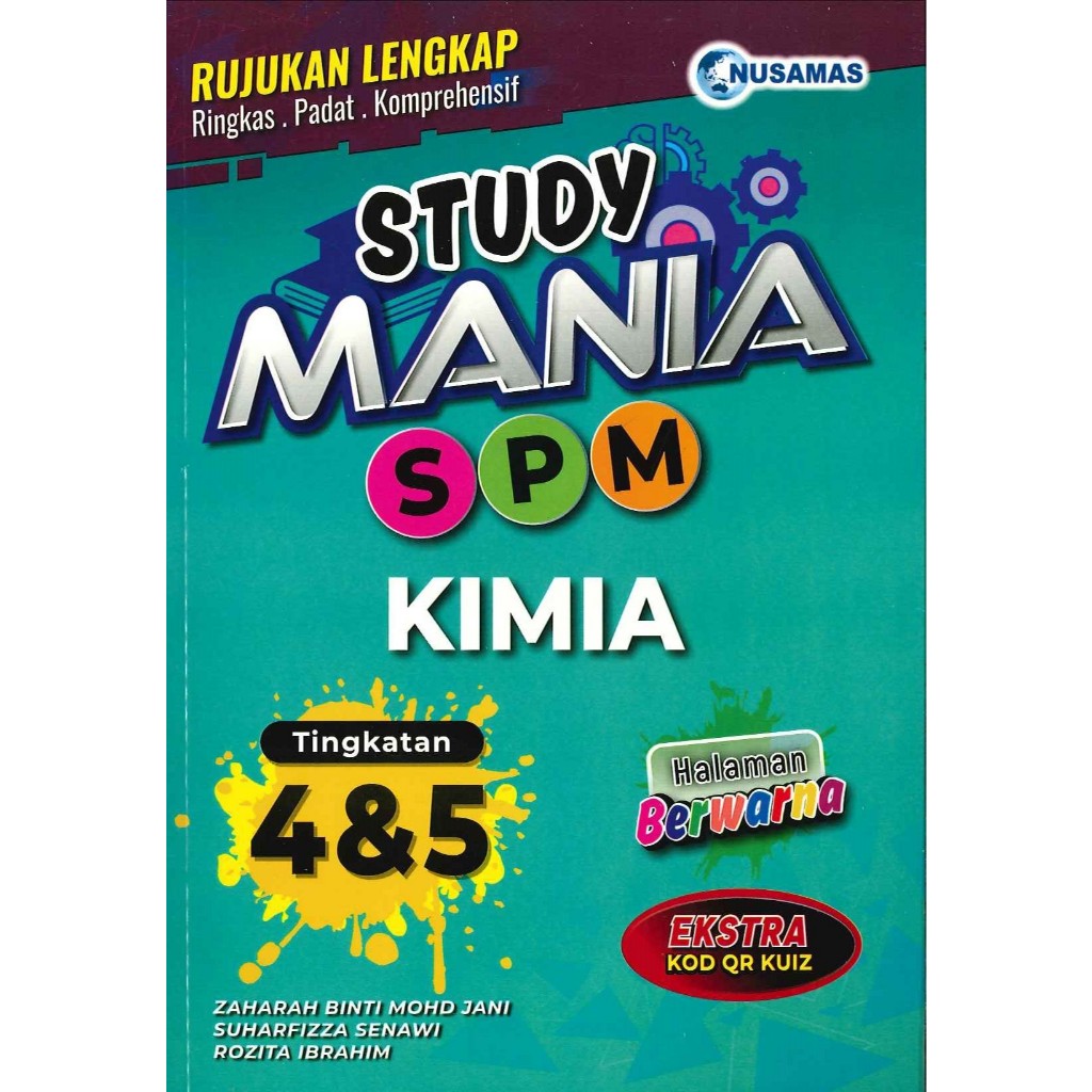 STUDY MANIA [ RUJUKAN LENGKAP ] SPM TINGKATAN 4&5 - KIMIA | Shopee Malaysia
