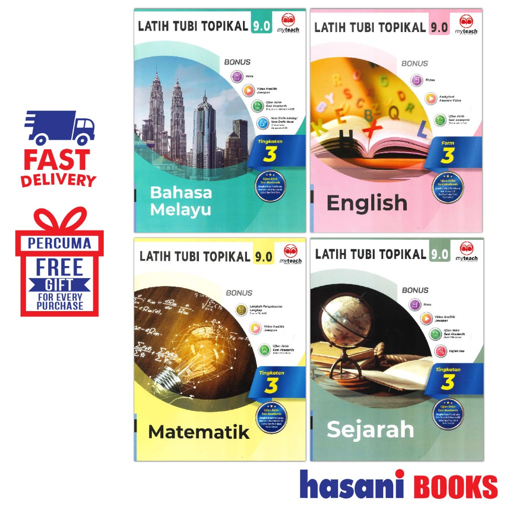 Hasani Myteach Buku Latihan Latih Tubi Topikal 9.0 Tingkatan 3 | Shopee Malaysia