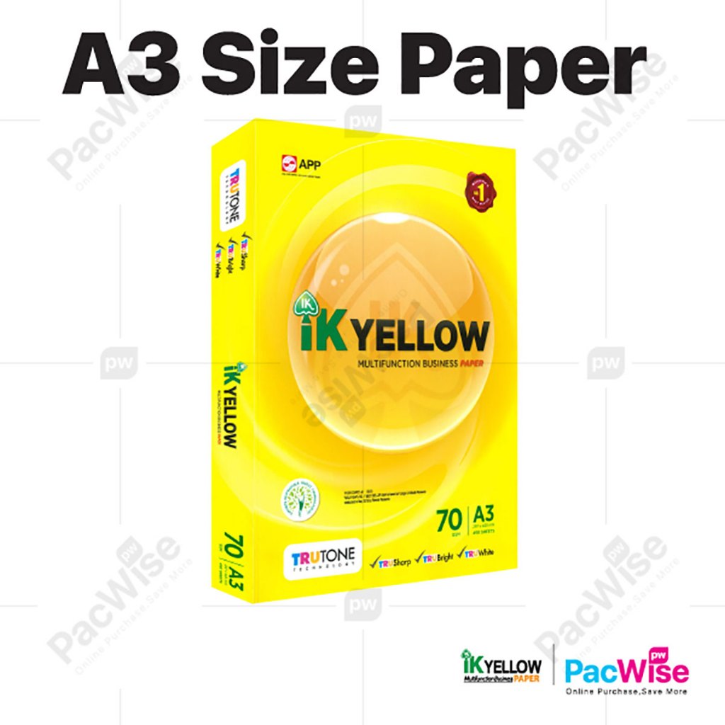 A3 Paper Ik/PaperOne/Double A – A3 Kertas 70gsm/75gsm/80gsm Printing ...
