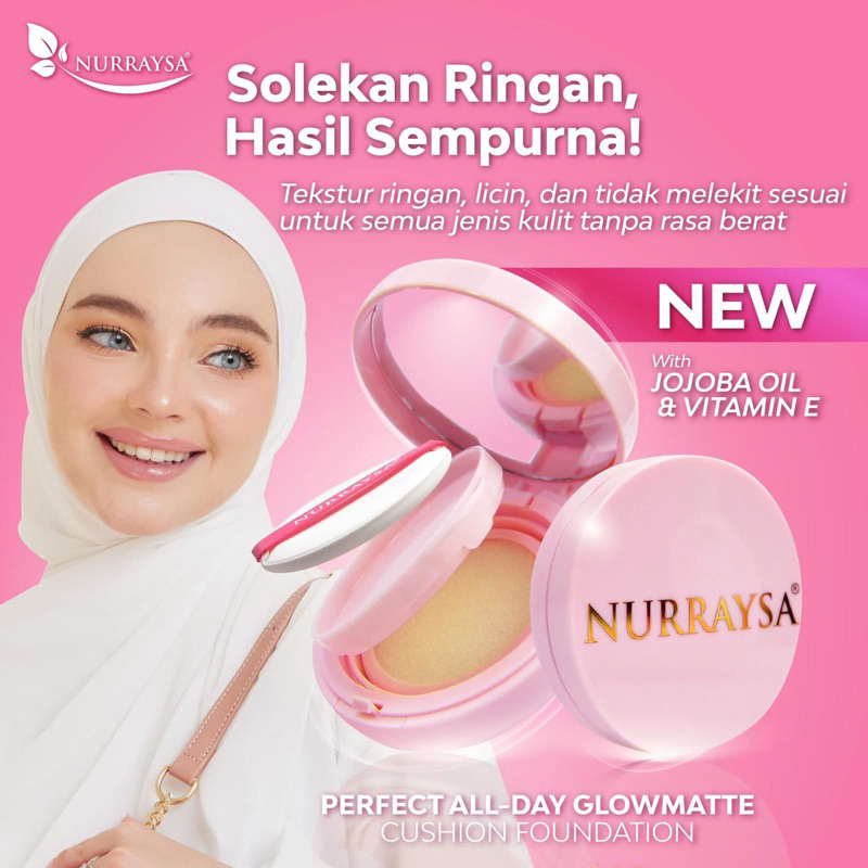 Nurraysa CUSHION NEW ( CODE NAtURAL) | Shopee Malaysia