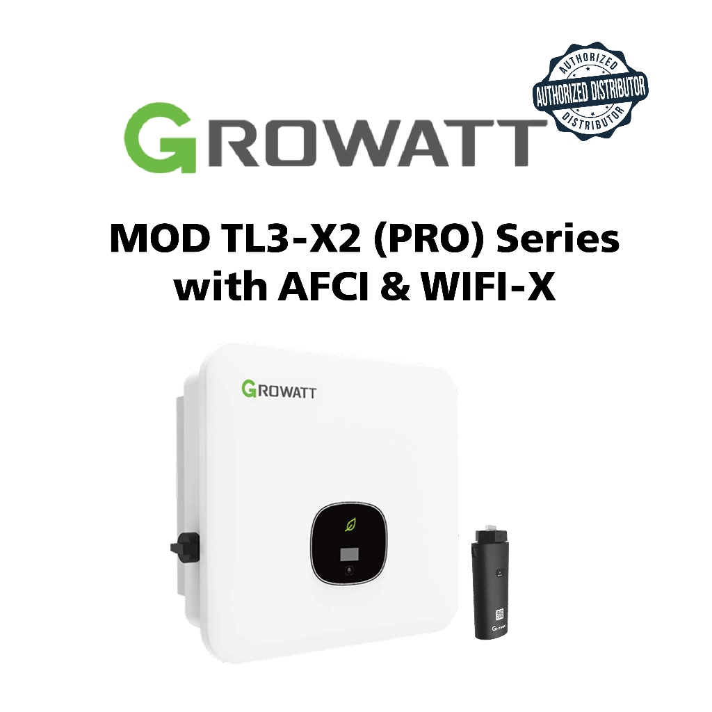 Growatt Solar Inverter MOD TL3-X2 (PRO) Series with AFCI & WIFI-X ...