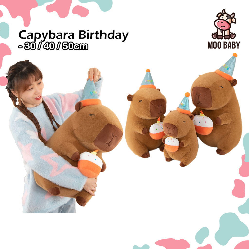 Moo Baby Patung Hari Jadi Capybara Plush Toy Capybara Plush Kabibala ...