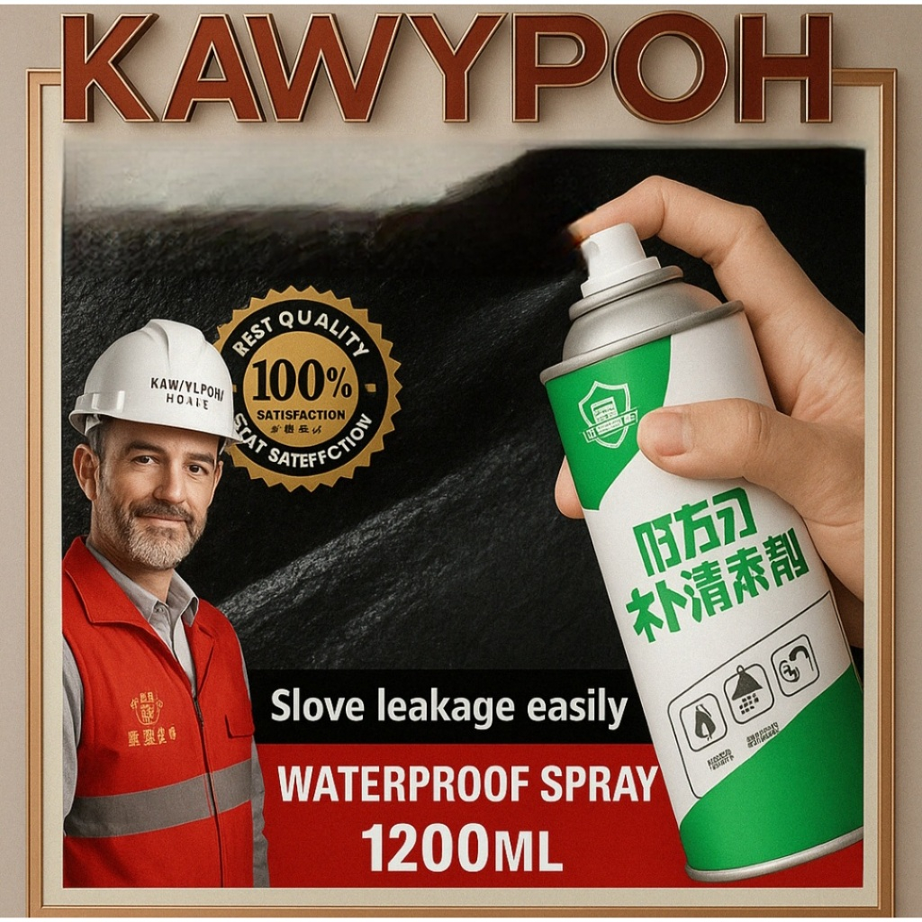 Pelbagai fungsiThunder Leaking spray waterproof 1200ml Anti Leaking ...
