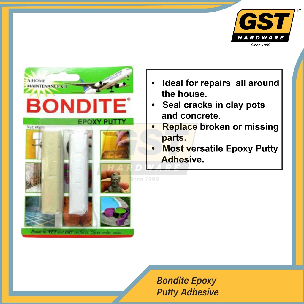 Bondite Epoxy Putty Adhesive Gap Filler Waterproof | Shopee Malaysia