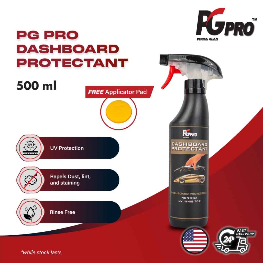Perma Glass PG Pro Dashboard Protectant (500ml) | Non-Oily, UV ...