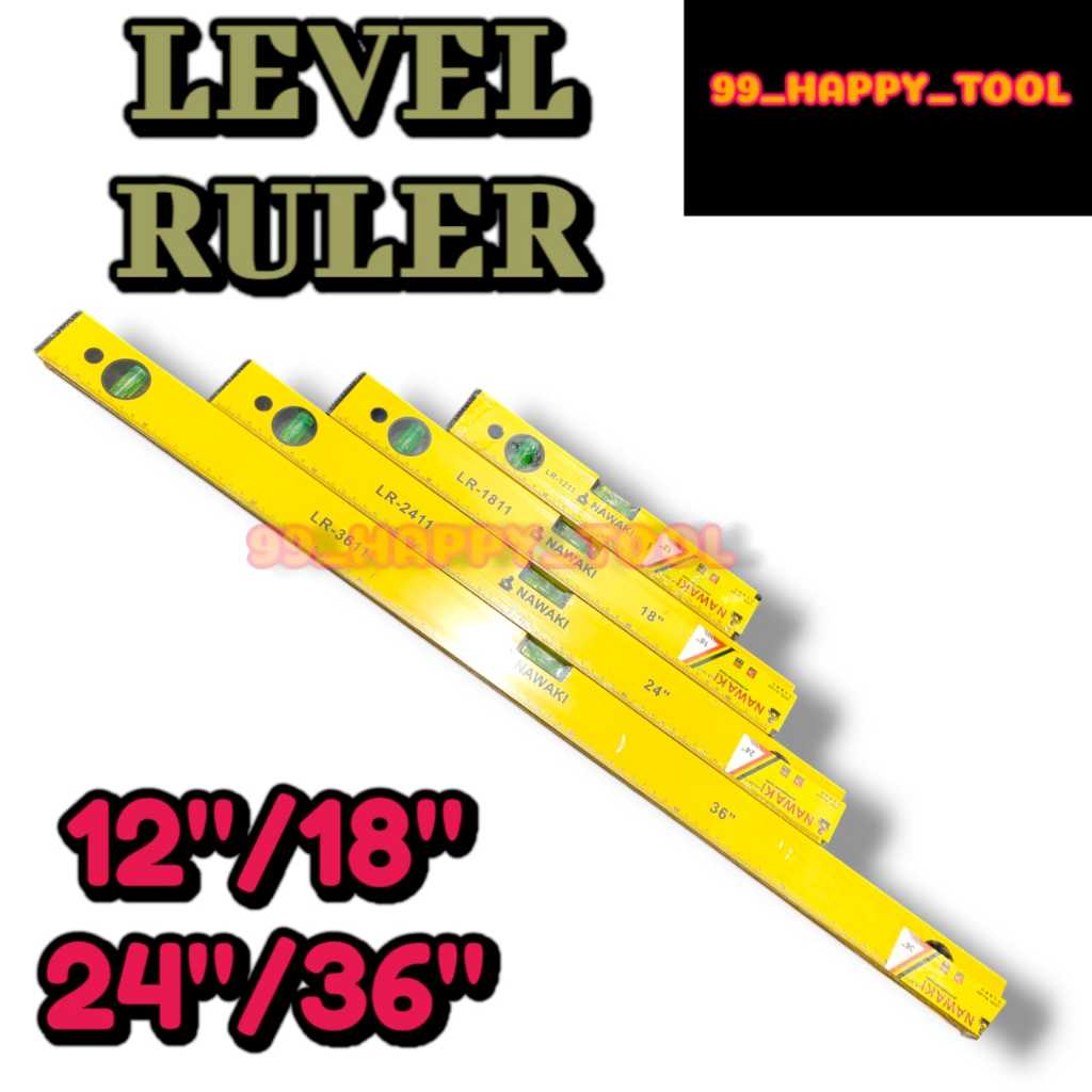 MAGNETIC ALUMINIUM SPIRIT LEVEL / SPIRIT LEVEL RULER / TIMBANG AIR ...