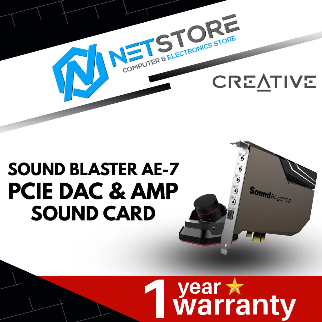 CREATIVE SOUND BLASTER AE-7 PCIE DAC & AMP SOUND CARD | Shopee Malaysia