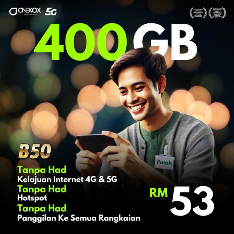 ONEXOX BLACK (POSTPAID) | Shopee Malaysia