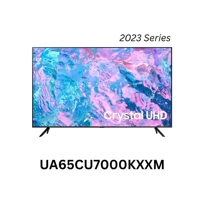 Samsung (65"/65 Inch) CU7000 4K UHD Smart AI TV (2023) | UA65CU7000KXXM ...