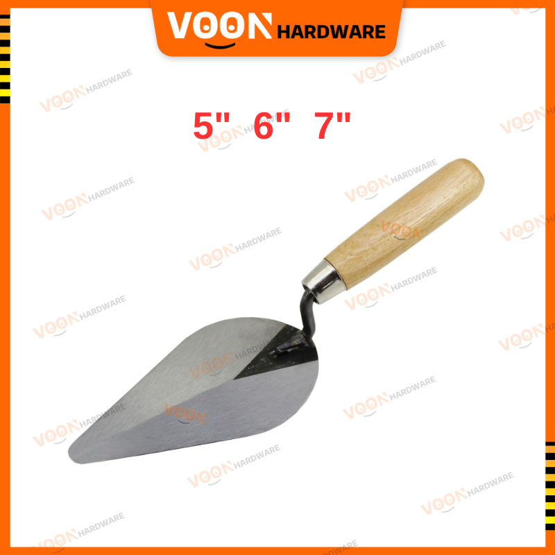 VOON 5” 6” 7” Bricklaying Trowel Plastering Flooring Concrete Cement ...