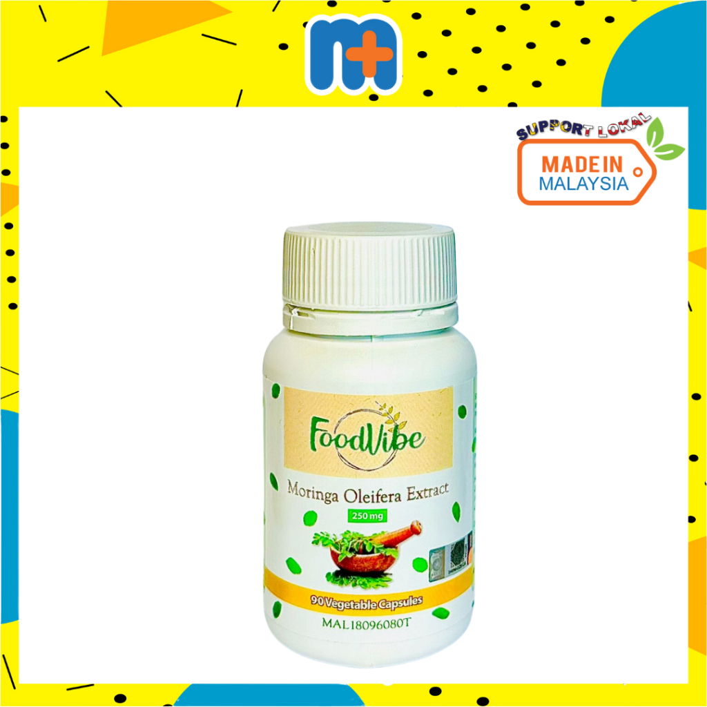 [MPLUS] FOODVIBE Moringa Oleifera Extract 250mg Vegetables Capsules 90s Value Pack | Shopee Malaysia
