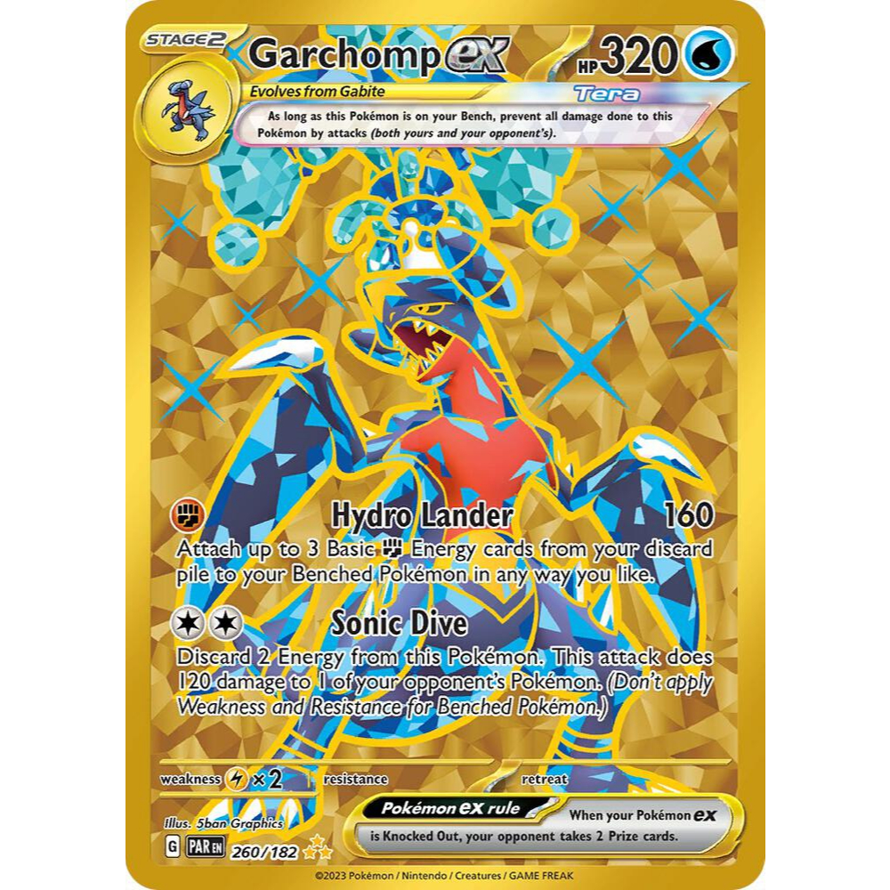 POKEMON TCG / Garchomp ex - 260/182 - Hyper Rare | Shopee Malaysia