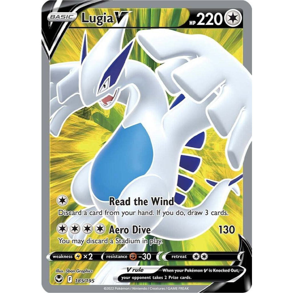 POKEMON TCG / Lugia V - 185/195 - Ultra Rare | Shopee Malaysia