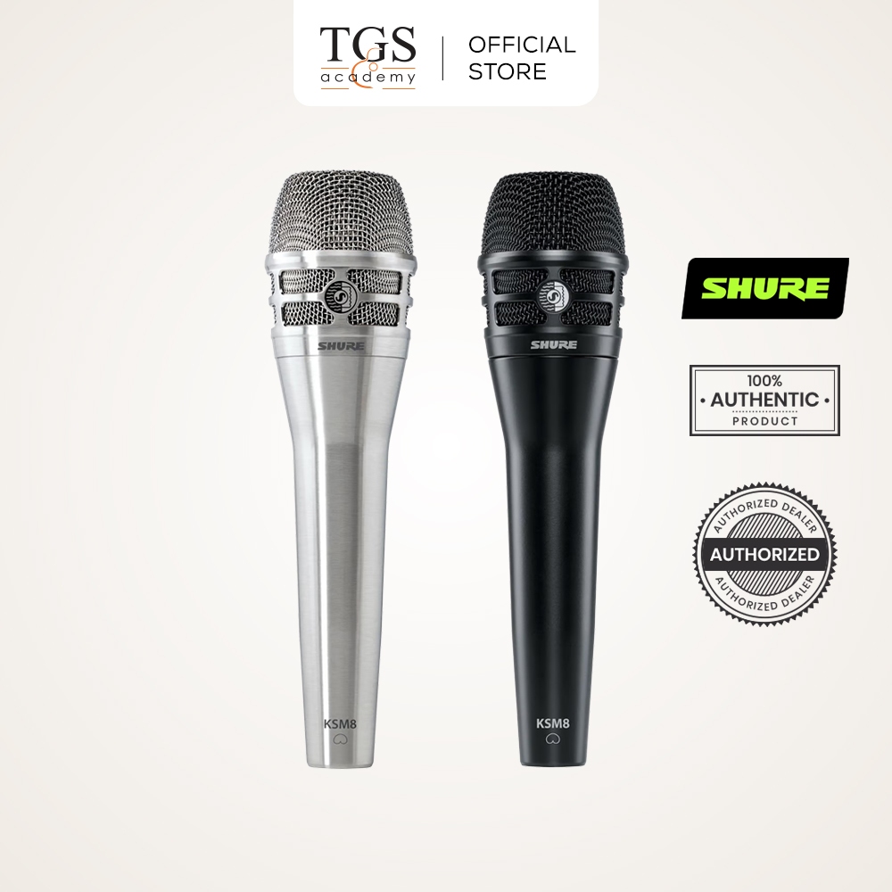 Shure KSM8 Dualdyne Cardioid Dynamic Vocal Microphone (Nickel / Black) | Shopee Malaysia