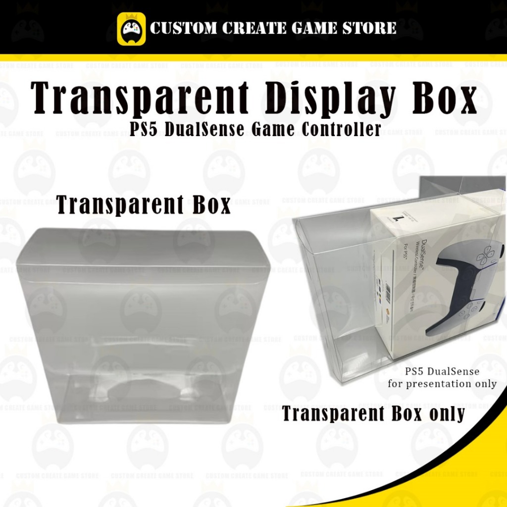 PS5 DUAL SENSE Transparent Display Box for PS5 DualSense Game ...