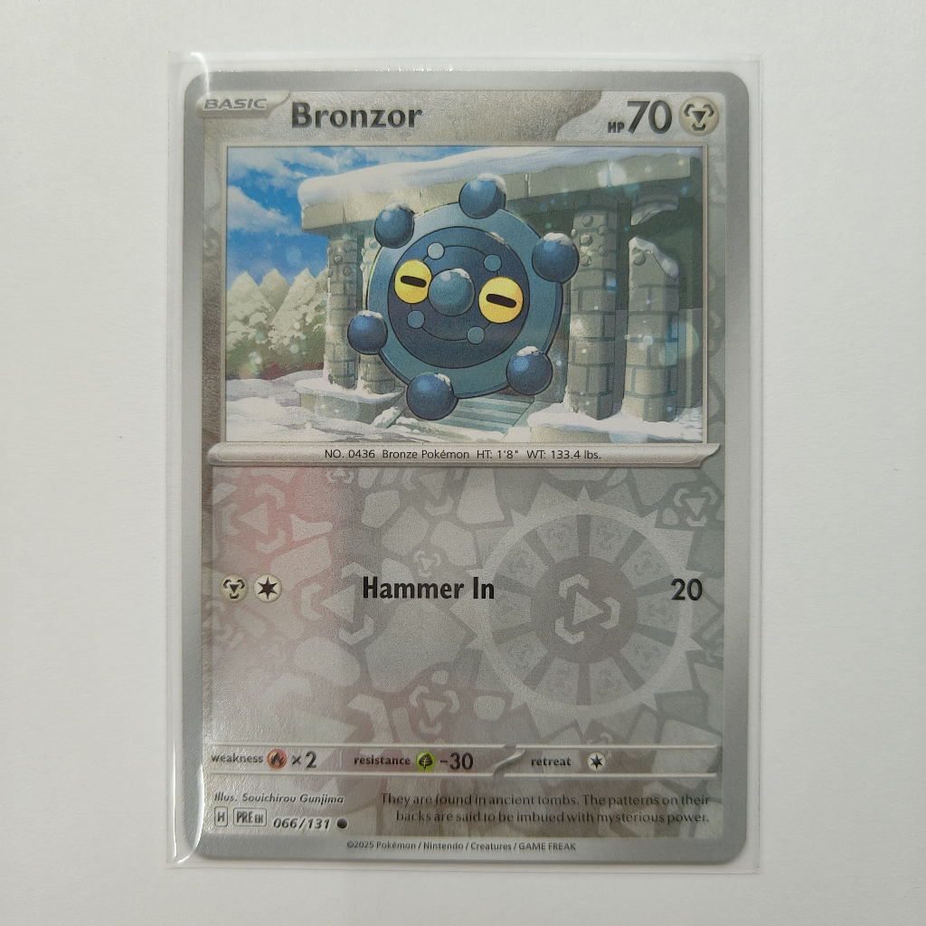 Pokemon Trading Card - Bronzor - 066/131 - SV: Prismatic Evolutions ...