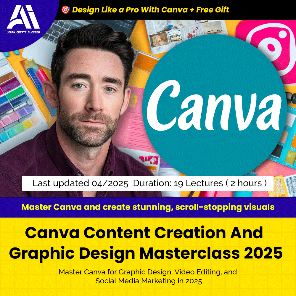 Canva Video Course - Canva Zero to Hero The COMPLETE Canva Beginners Course 2025 | Learn Canva ...