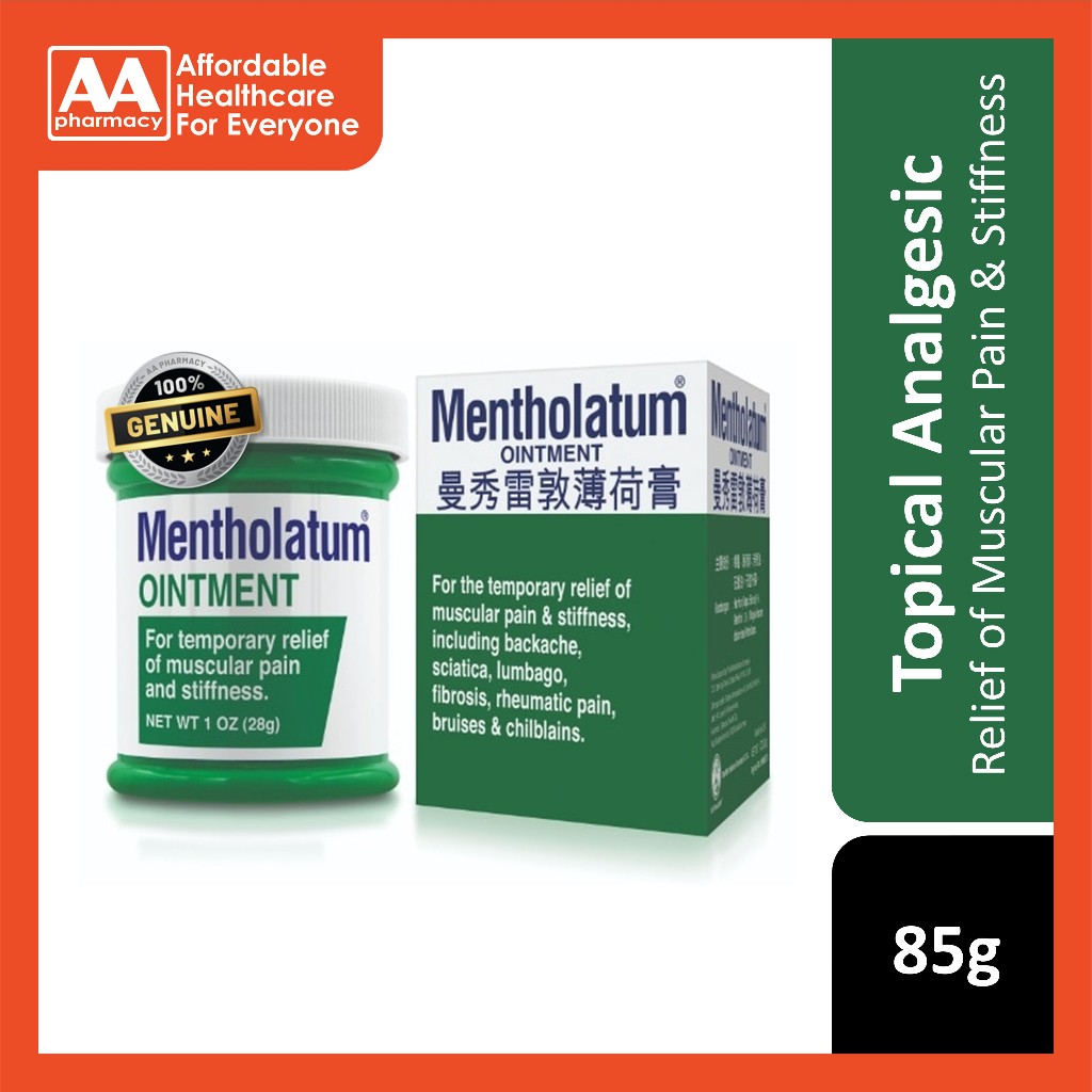 Mentholatum Ointment 85g | Shopee Malaysia