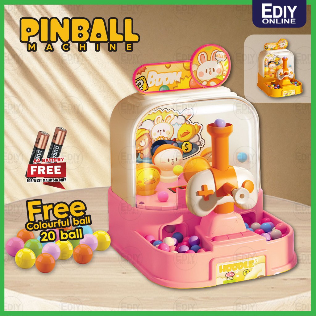 Children 's Toy Marble Shooting Machine Pin Ball Pinball Gun Shooter ...