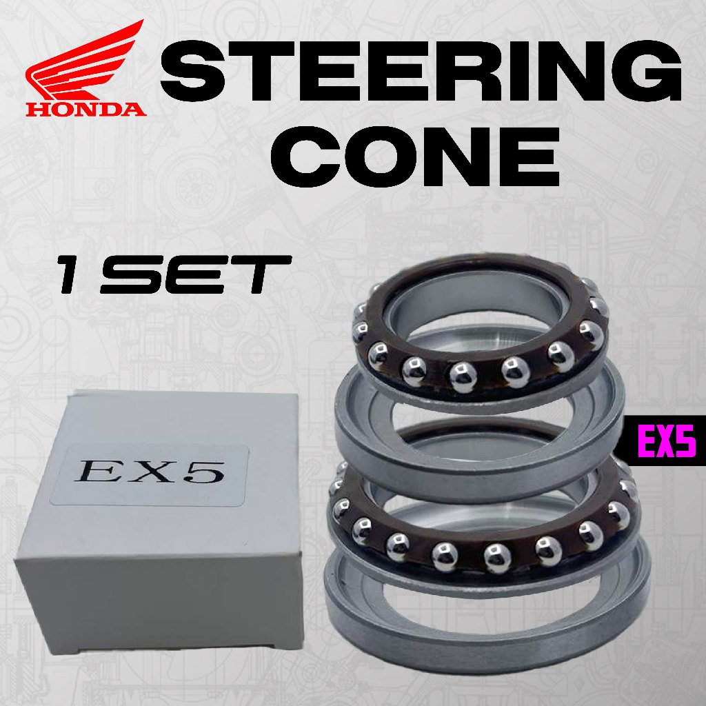 STEERING CONE EX5 RS150 WAVE125 DASH FUTURE BEARING TENGKUK BEARING ...