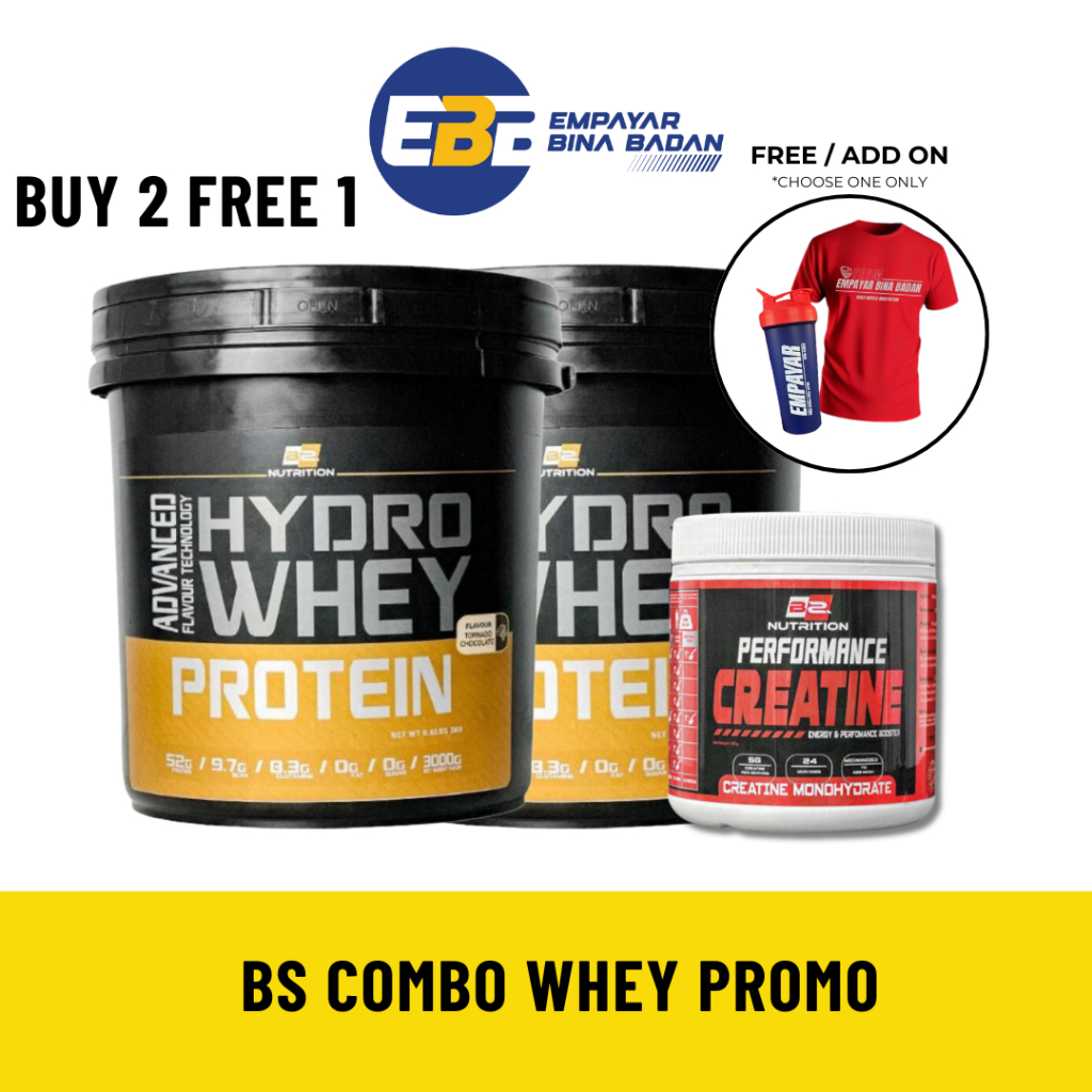 MID YEAR PROMO 2025 WHEY COMBO FREE CREATINE FREE BS 200G Bs Nutrition ...