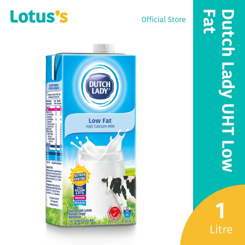 Dutch Lady UHT Low Fat (1L) | Shopee Malaysia