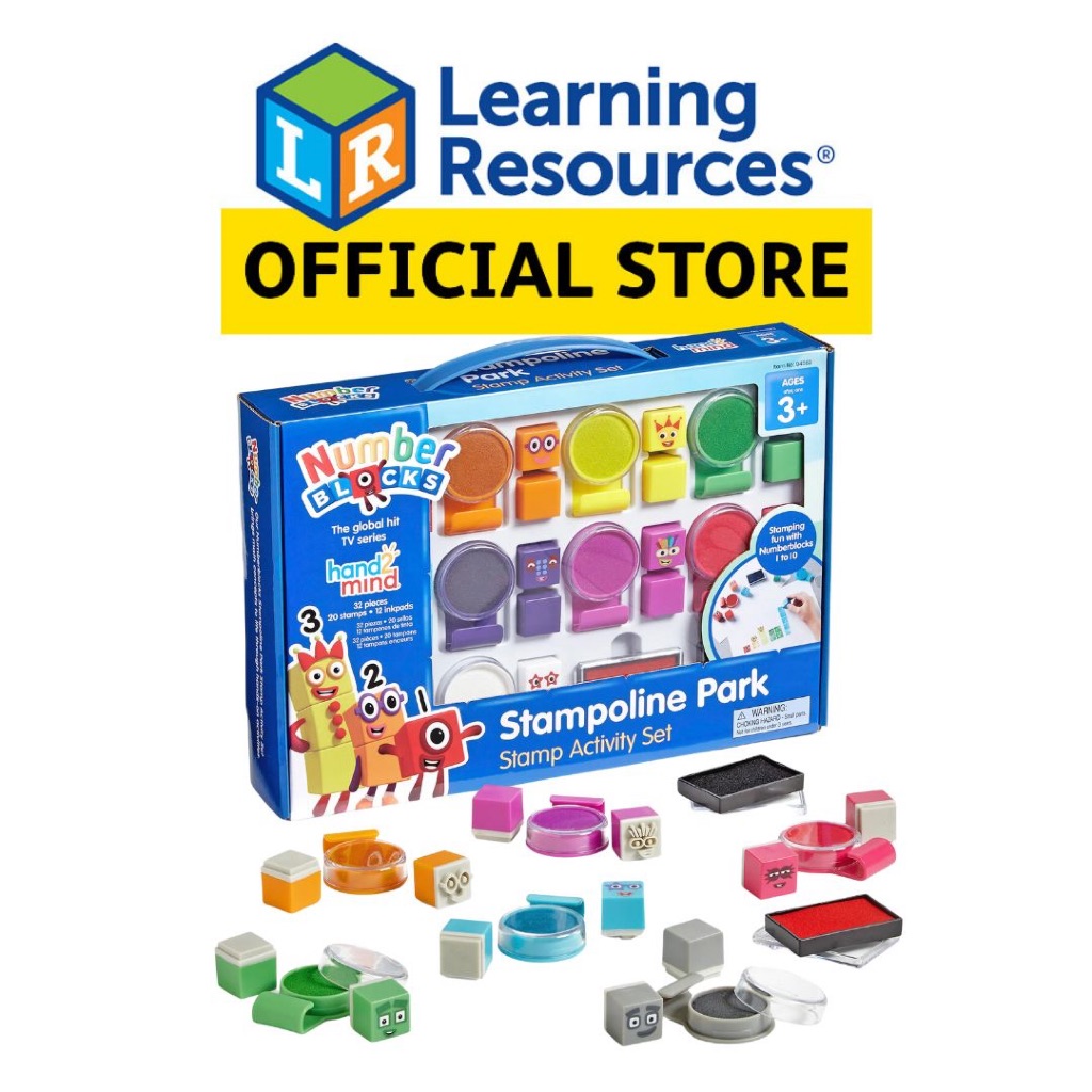 Learning Resources Numberblocks Stampoline Park Stamp Activity Set by ...