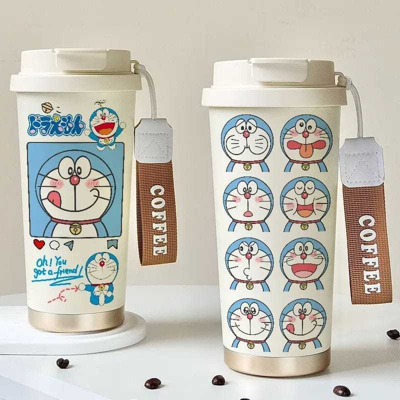 520ml Doraemon Anime Thermos Cup Stainless Steel 316 Temperature ...