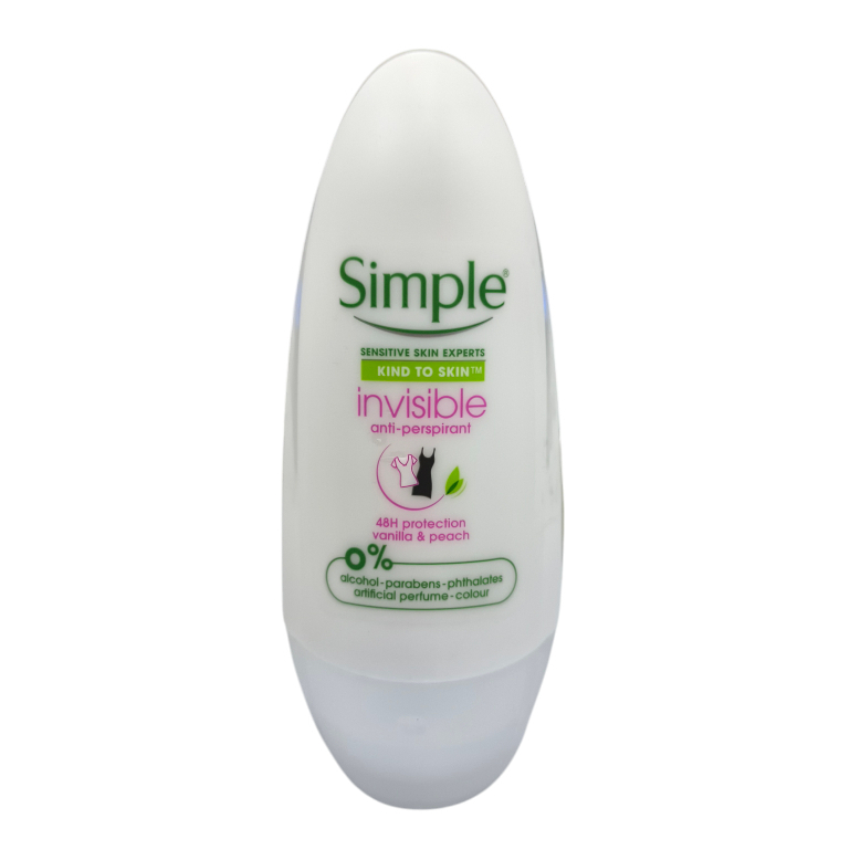 Simple Invisible Anti-Perspirant Roll On Deodorant 45ml | Shopee Malaysia