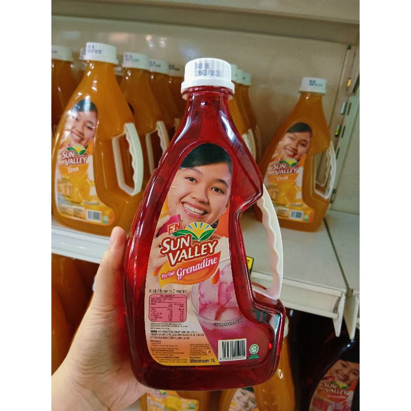 Sun valey sirap grenadine 1L | Shopee Malaysia