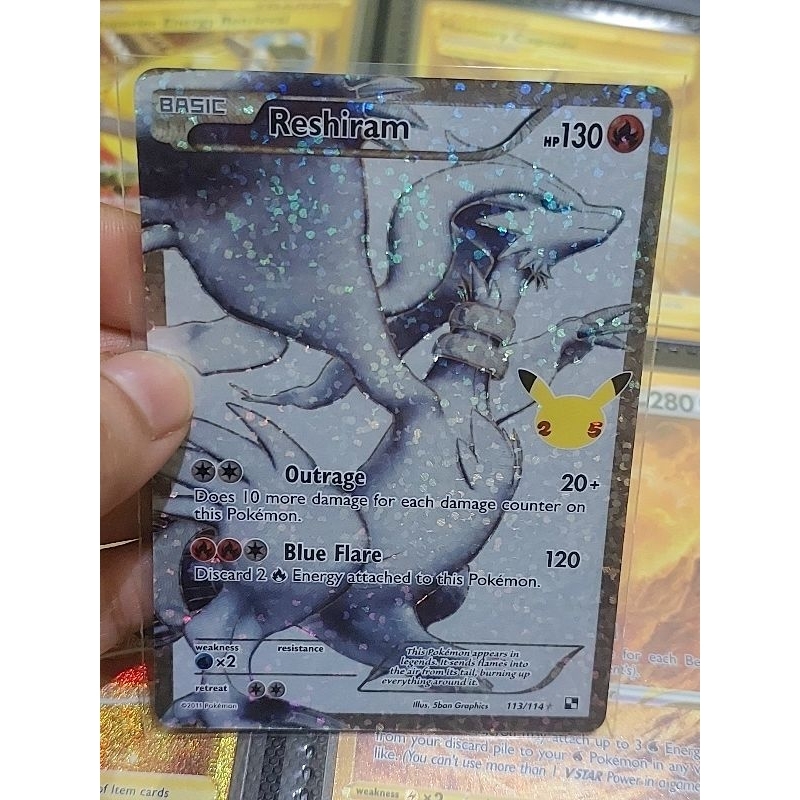 Pokemon TCG - Reshiram 25th Anniversary | Shopee Malaysia