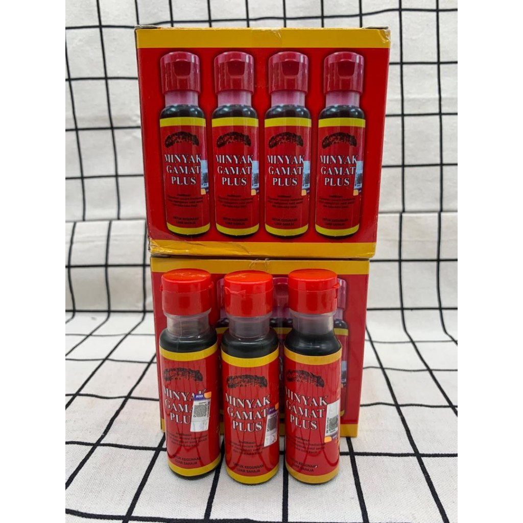 MINYAK GAMAT PLUS GAMAT ASLI LANGKAWI MINYAK 100% ORIGINAL (12 PCS - 1 ...