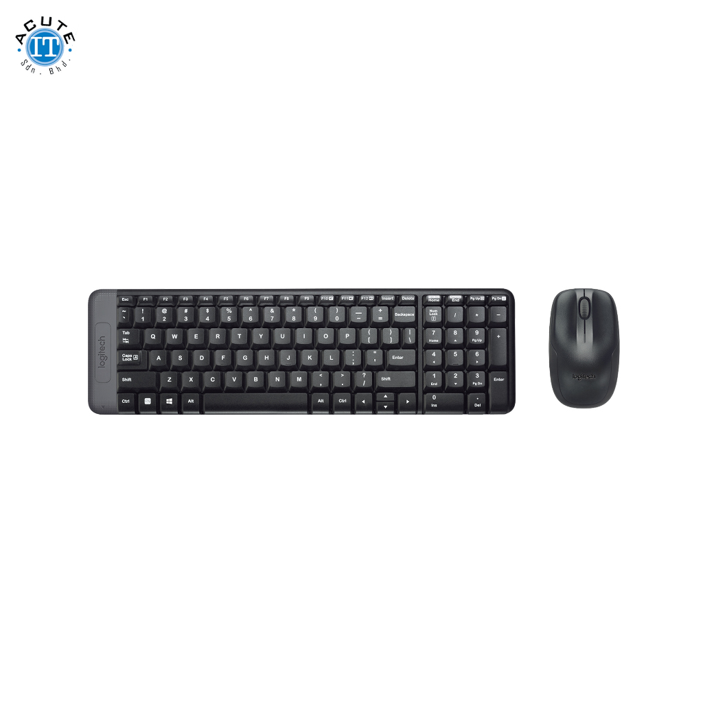 Logitech Mk220 Wireless Keyboard And Mouse Combo Space Saving Wireless Combo Compact Design