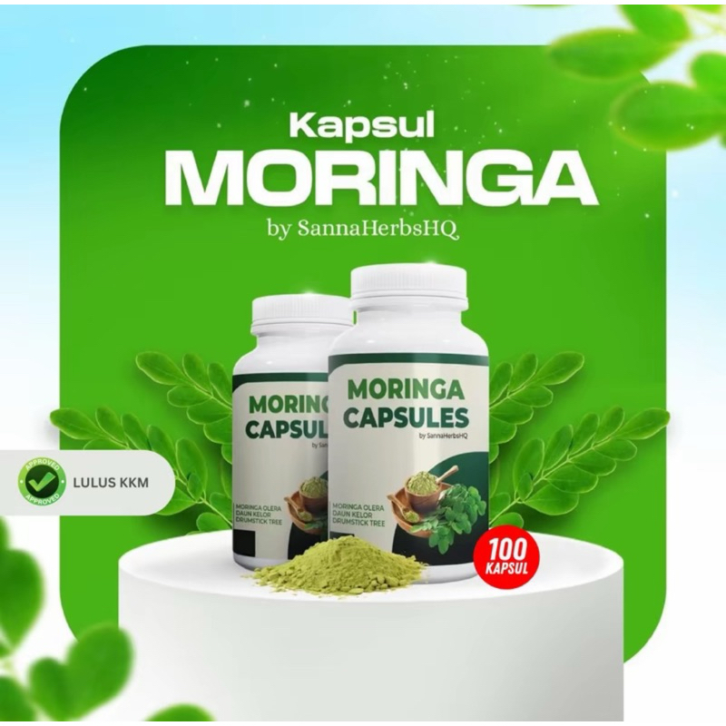 [100 Capsules] Kapsul Moringa Tea by SannaHerbs HQ | Shopee Malaysia