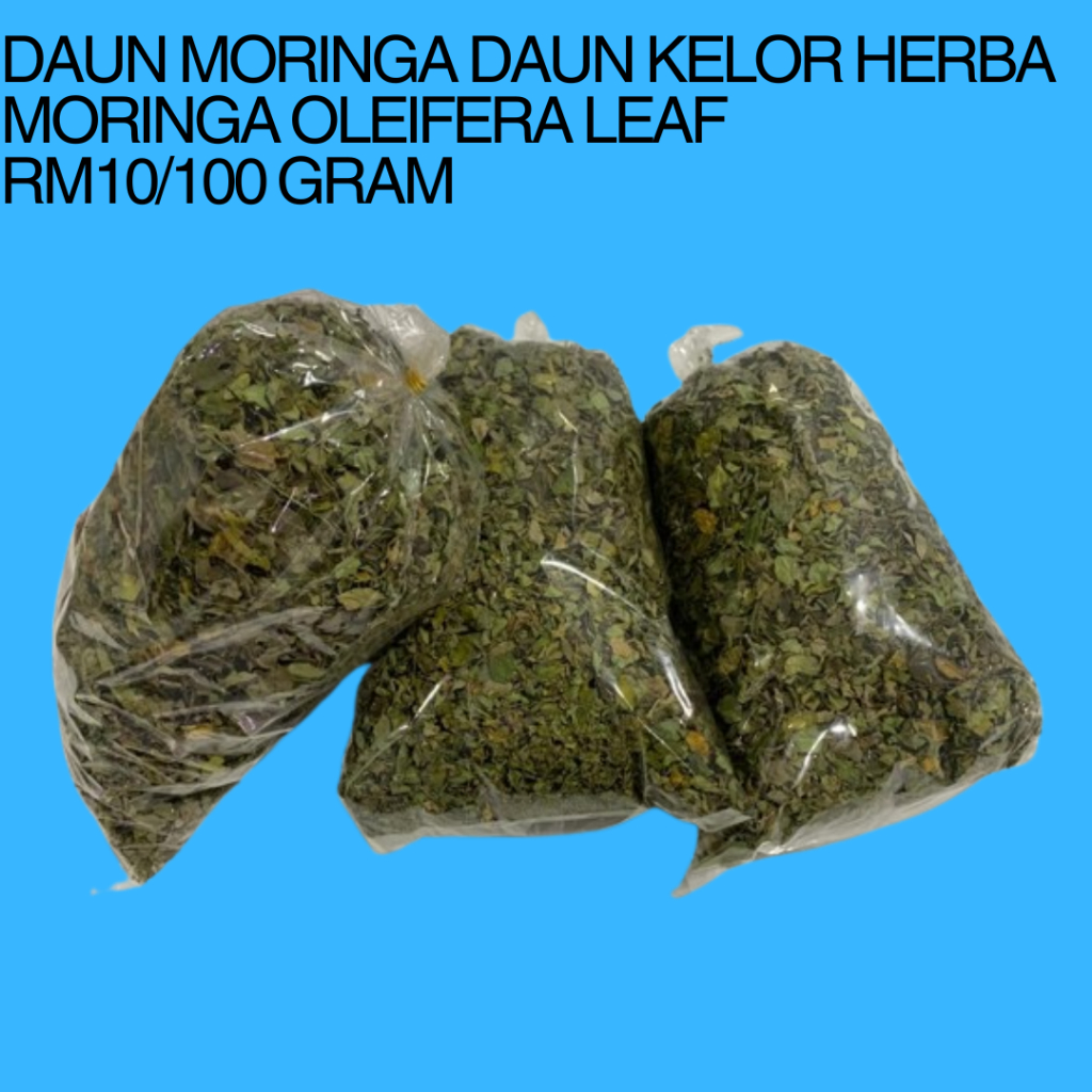 Pokok Kelor Daun Mungga Herba Moringa Oleifera Leaf 100 gram rm10 ...