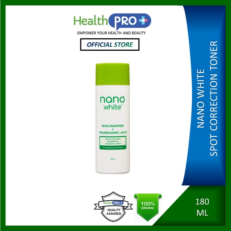 NANO WHITE Spot Correction Brightening Treatment Toner 180ml (EXPIRY:01 ...