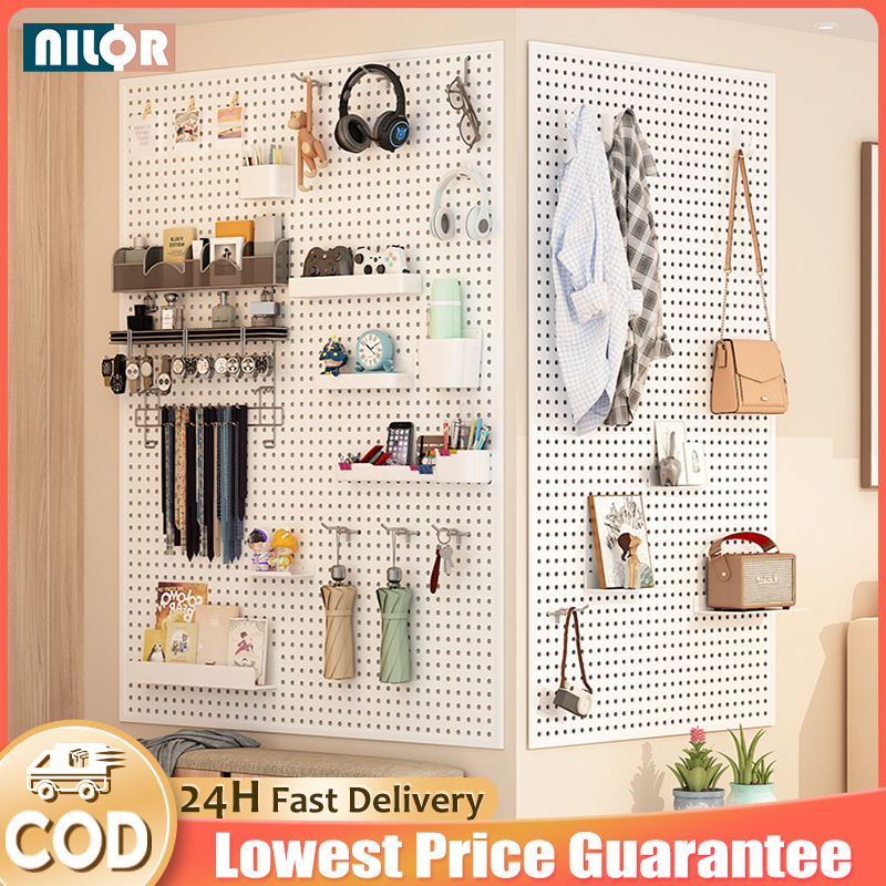 NR Hole Board Perforated Display Board Multifunctional Storage Shelf ...