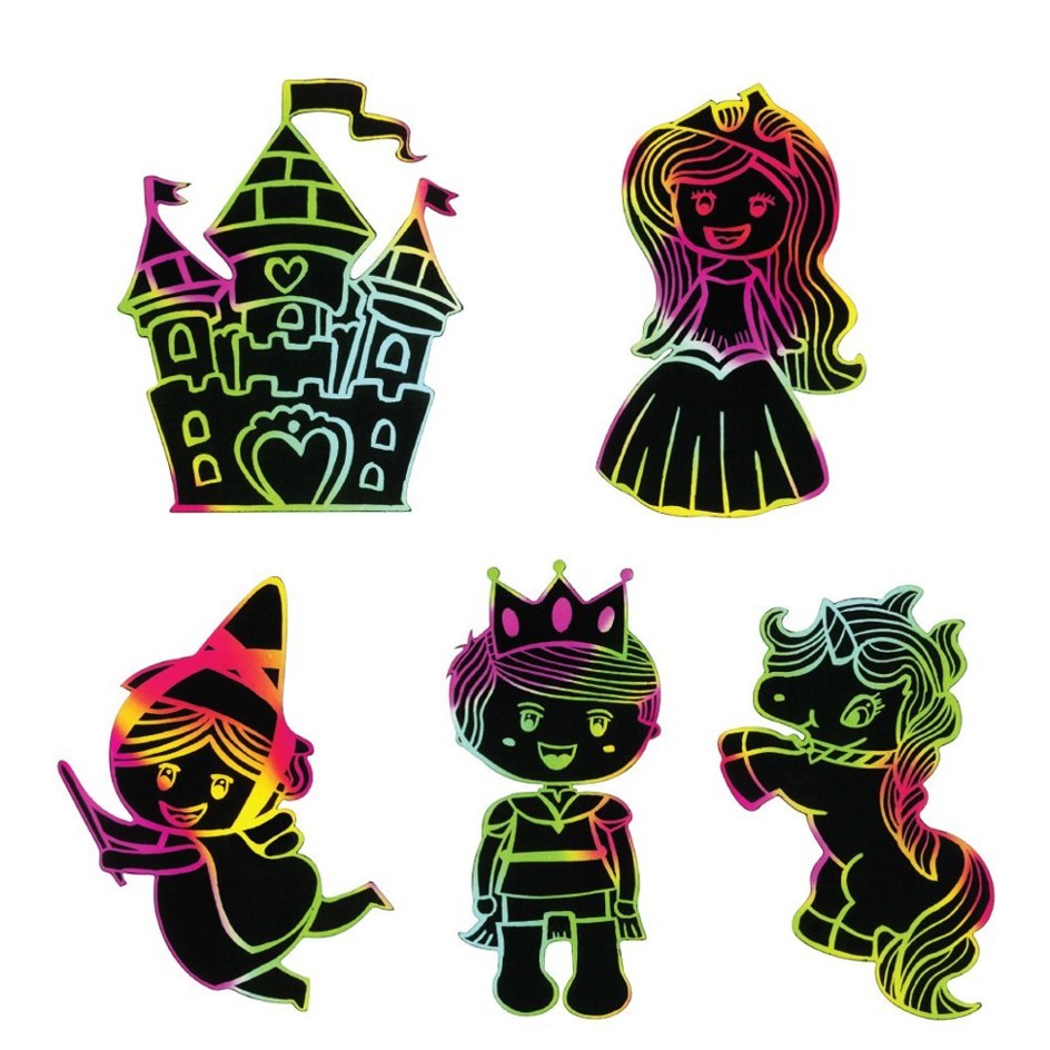 Scratch art - Fairytale Magnet | Bookmark | Shopee Malaysia